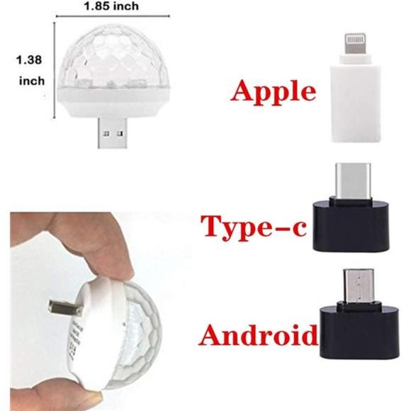 Party Supplies | Usb Mini Disco Lights Stage Dj Lightsboolian Magic Ball Lights Stage Lights ...